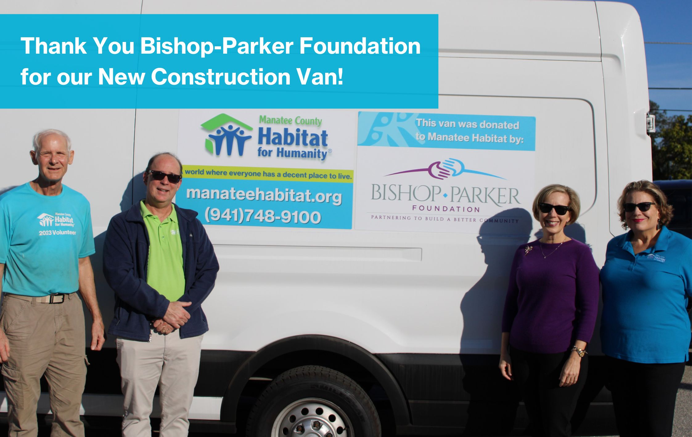 Manatee County Habitat for Humanity Receives $50,000 Grant from Bishop ...
